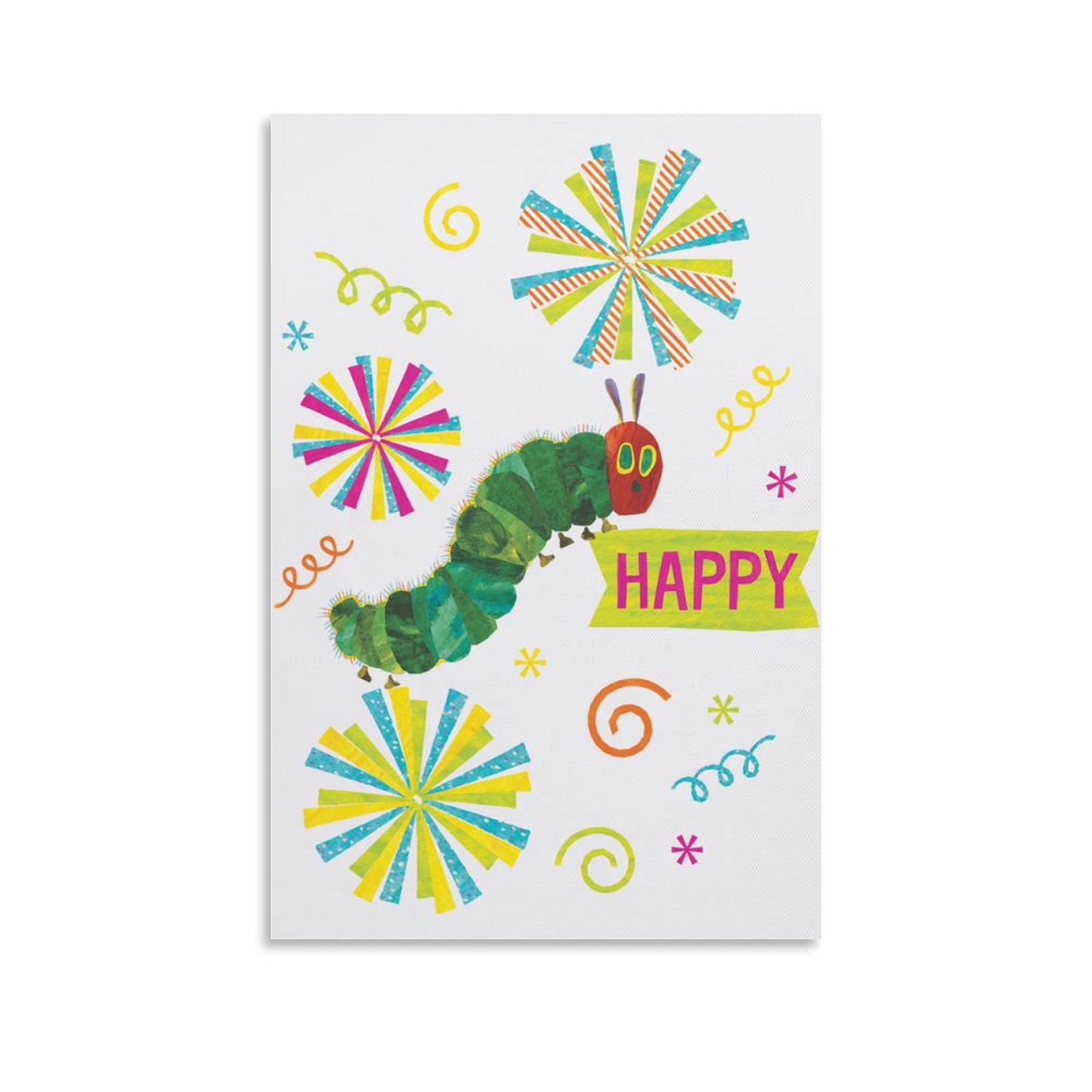 Eric Carle Illustration Print Children's Education Posters (10) Canvas ...