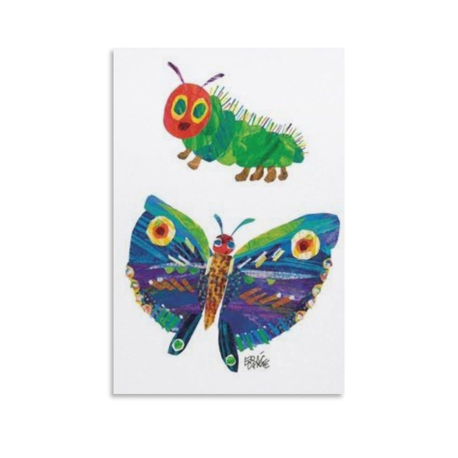 Eric Carle Illustration Print Children's Education Posters (14) Wall ...