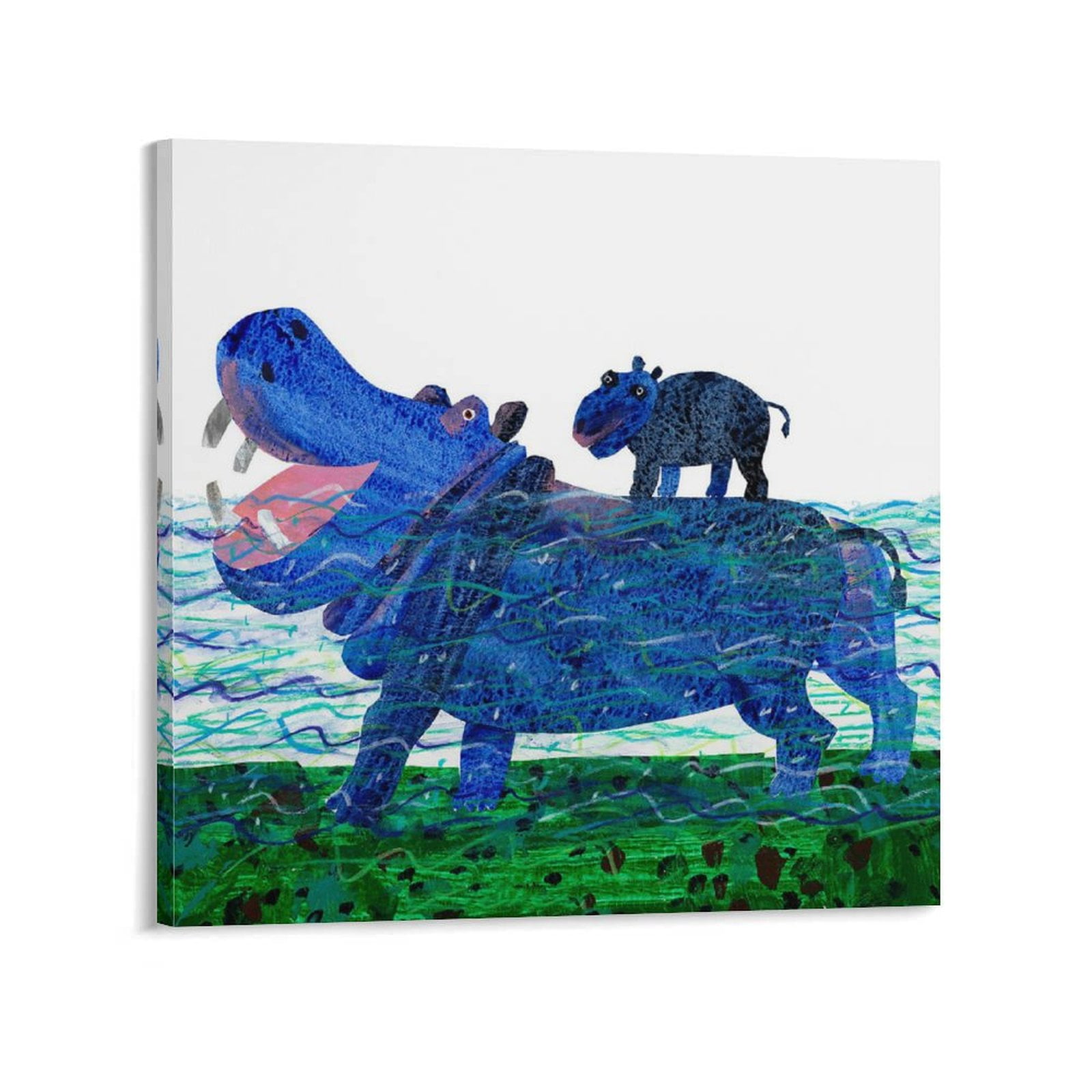 Eric Carle Illustration Print Children's Education Posters (92) Canvas ...