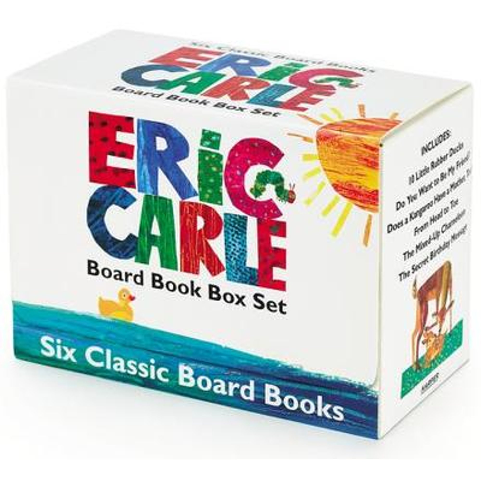 Pre-Owned Eric Carle Six Classic Board Books Box Set (Paperback ...