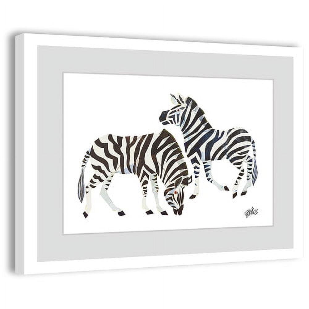 Eric Carle Zebras 2 Framed Art Print - Walmart.com
