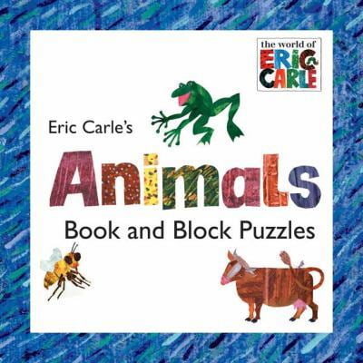 Pre-Owned Eric Carle's Animals: Book and Block Puzzle [With Puzzle ...