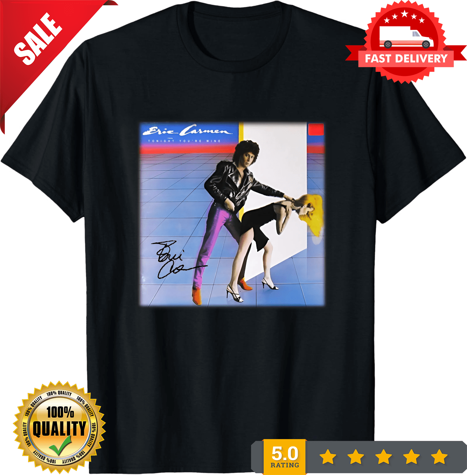 Eric Carmen – Tonight You're Mine Gift For Fan Black All Size Shirt ...
