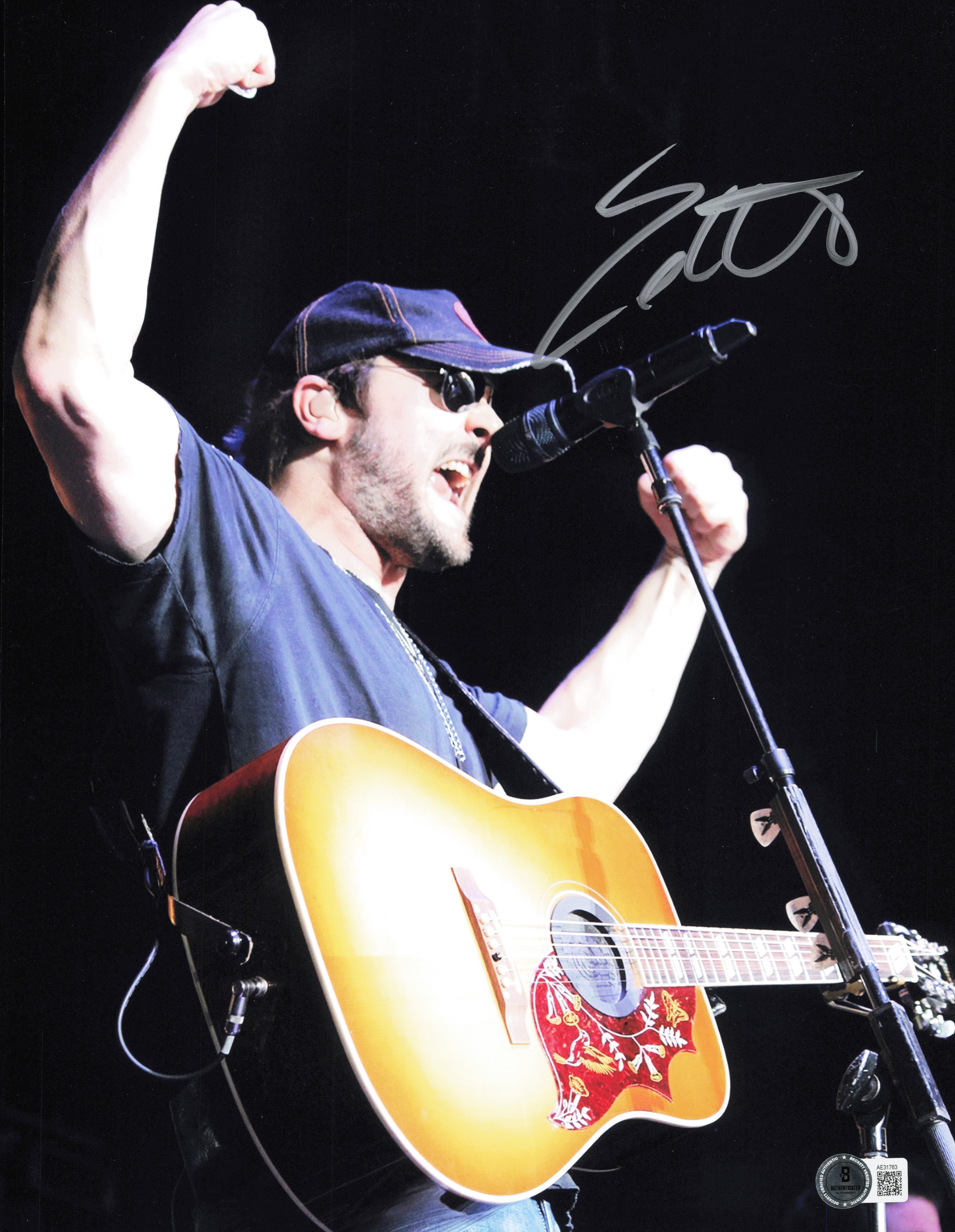 Eric Church Autographed 11x14 Photo Beckett BAS QR #AE31763 - Walmart.com