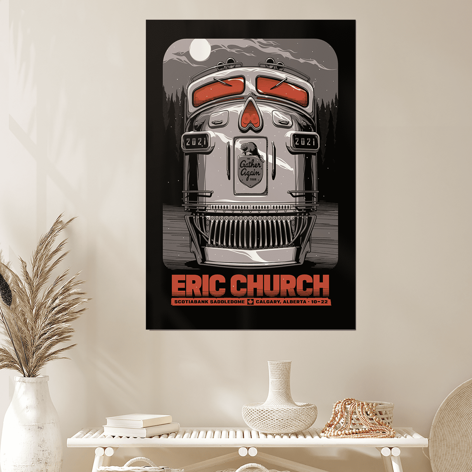 Eric Church Show Poster - Calgary - 10/22/21 Size 24''x36''-The Future ...