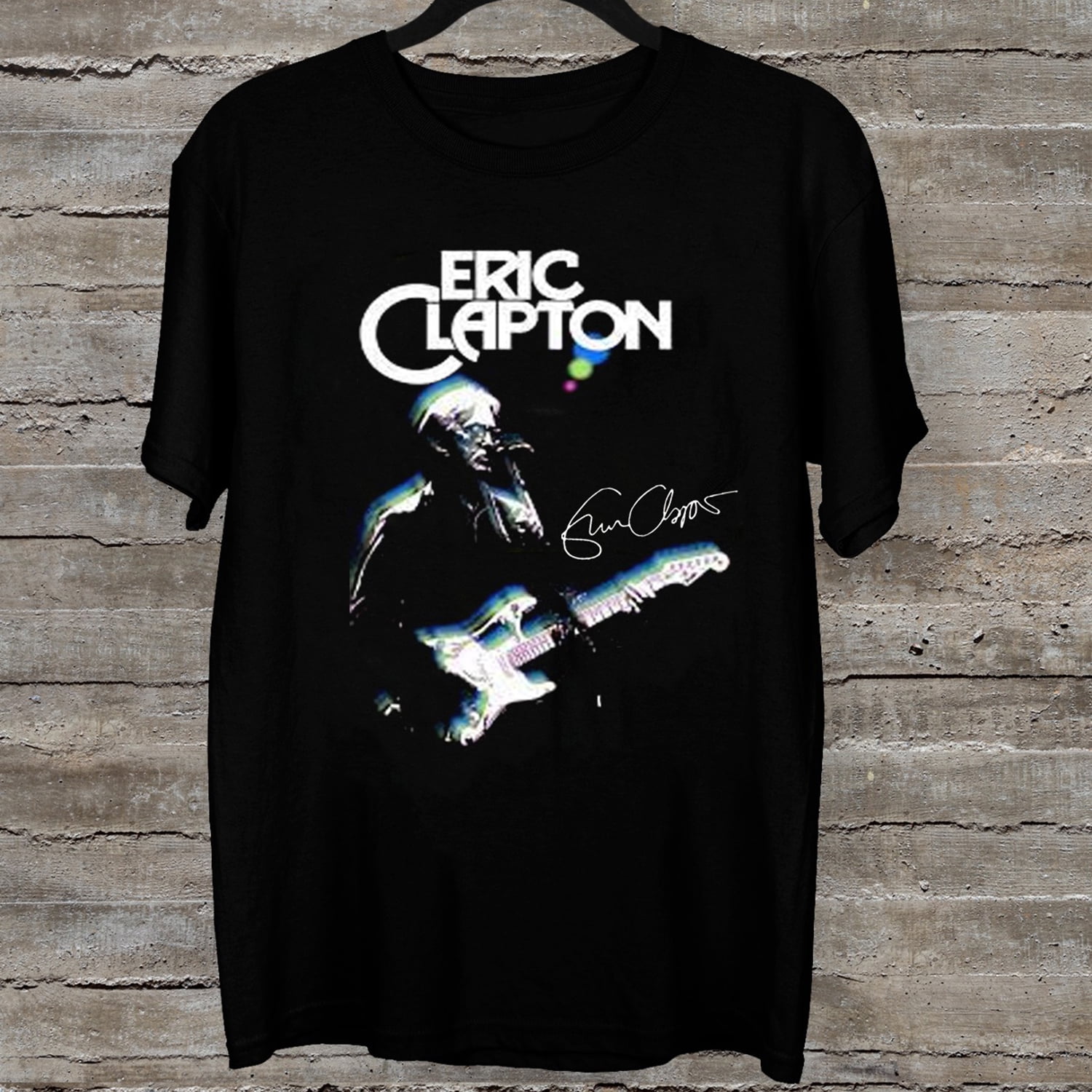 Eric Clapton 2024 Concert Tour Signed Black All Size Shirt - Walmart.com