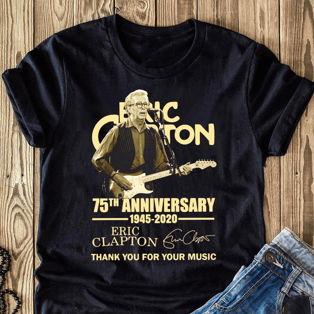 Eric Clapton 75th Anniversary 1945-2020 Eric Clapton Signature Thank ...