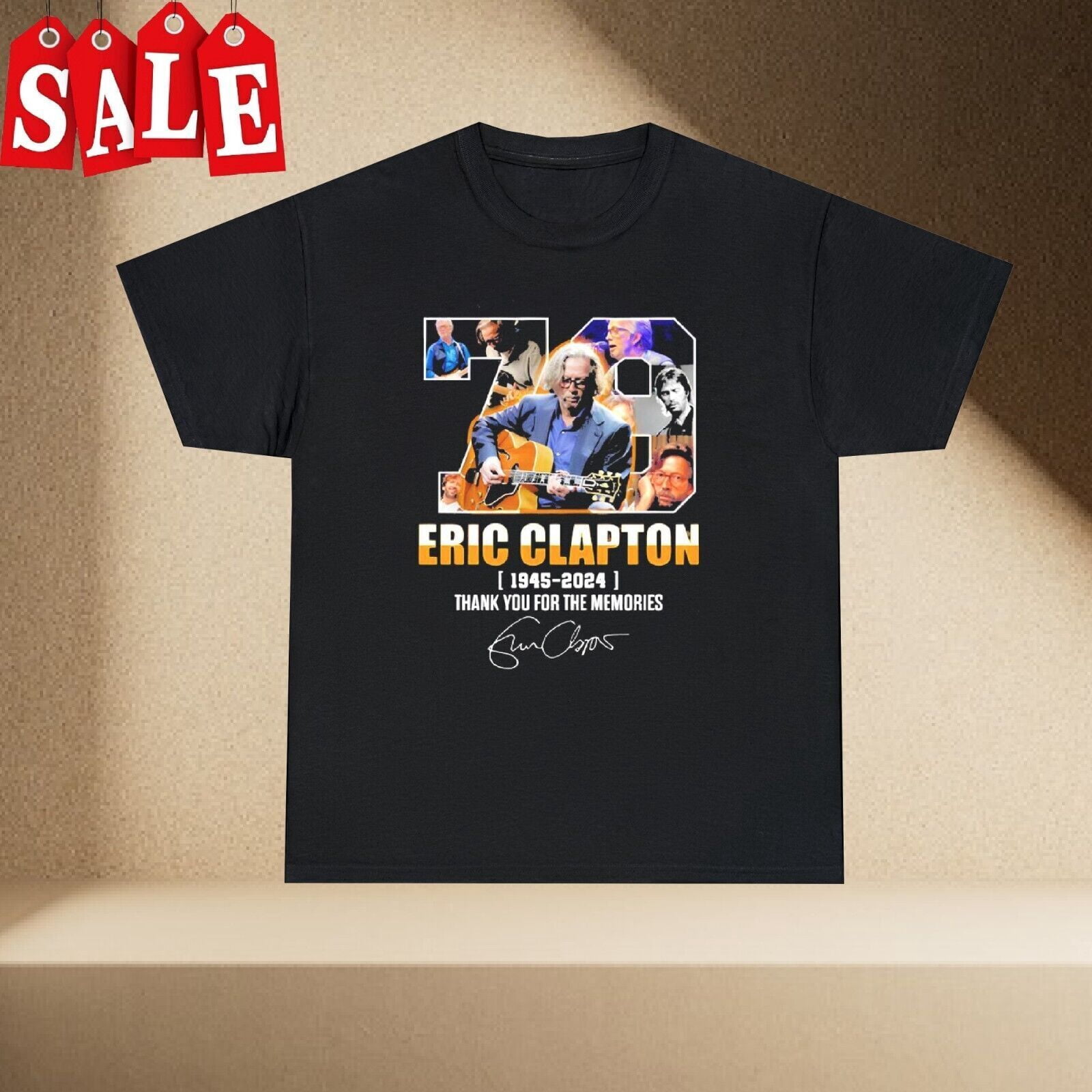 Eric Clapton 79th years Gift For Fans Unisex All Size Shirt 1RT162 ...