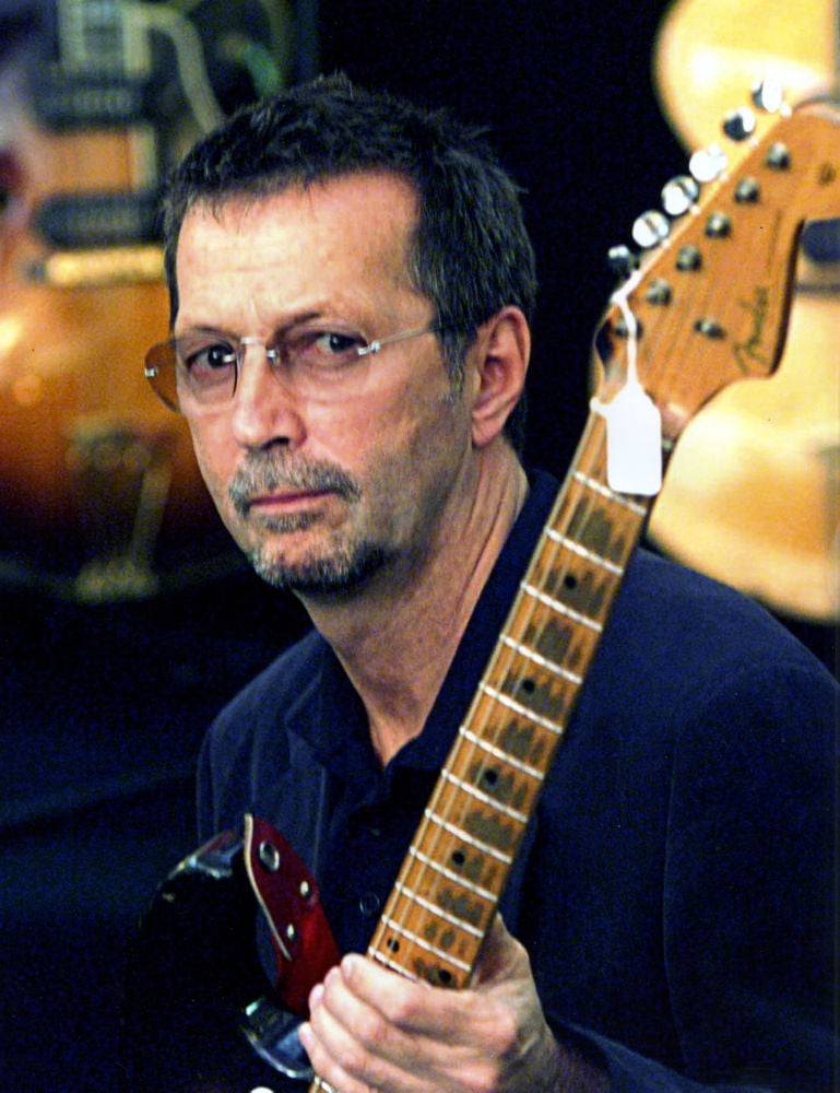 Eric Clapton Poster 24inx36in With Guitar Art Poster 24x36 Multi-Color ...