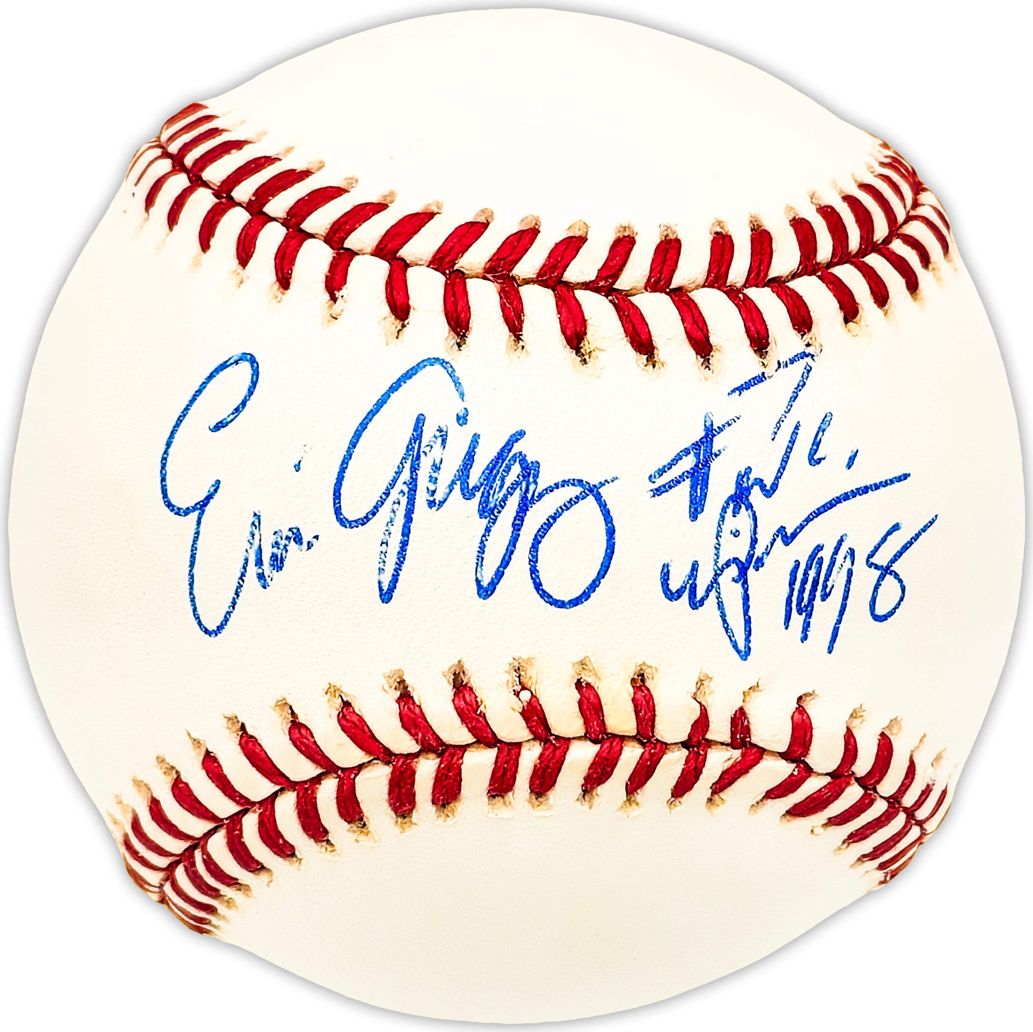Eric Gregg Autographed Official NL Baseball Umpire "Umpire 1998 ...