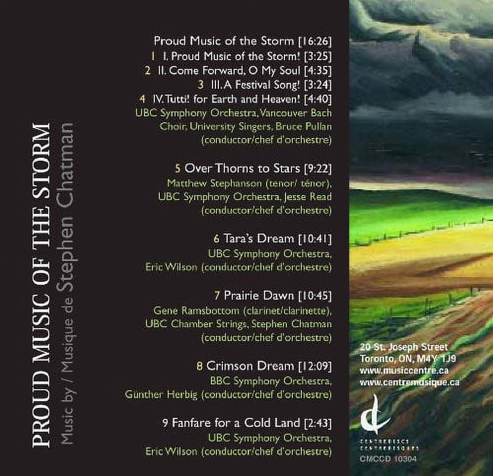 Eric H. Wilson - Proud Music of the Storm - Music & Performance - CD ...