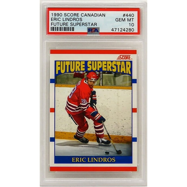 Eric Lindros 1990 Score Canadian Future Superstar Hockey #440 RC Rookie ...