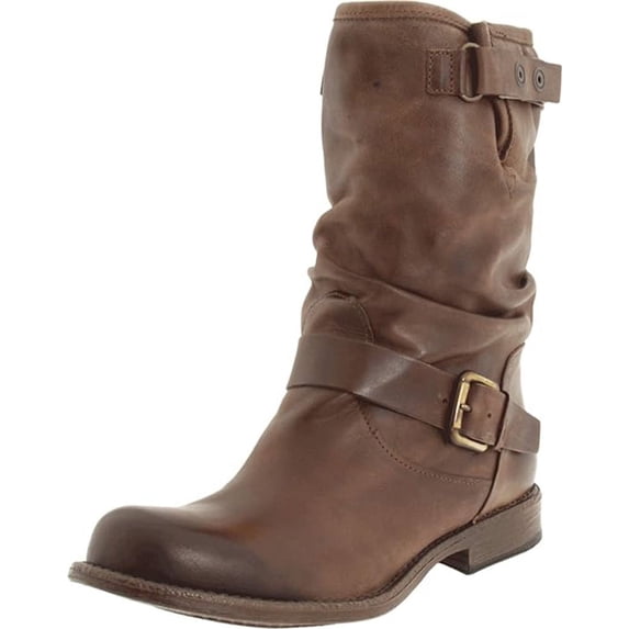 Eric Michael Women's Laguna Motorcycle Leather Boot - Walmart.com