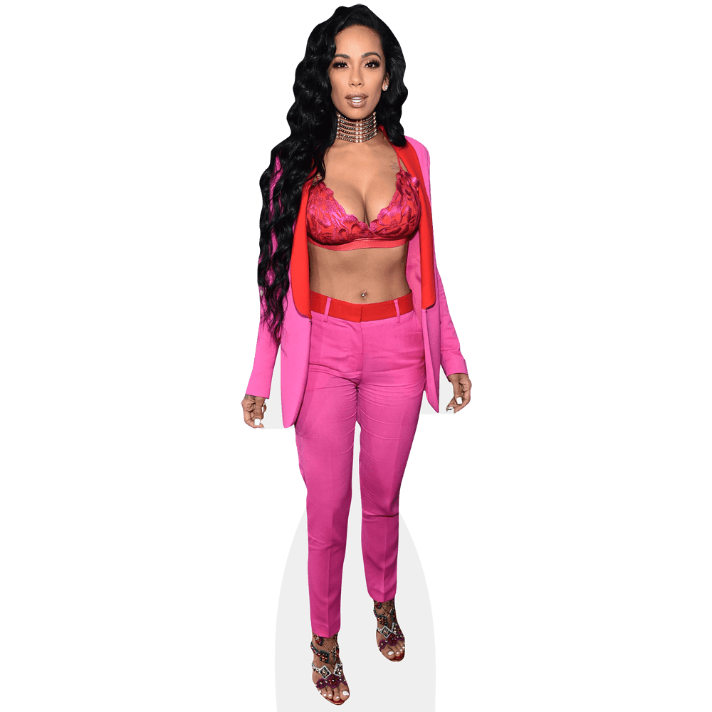 Erica Mena (Crop Top) Lifesize Cardboard Cutout Standee - Walmart.com