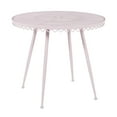 Erica Pink Wrought Iron Outdoor Cafe Table - Walmart.com