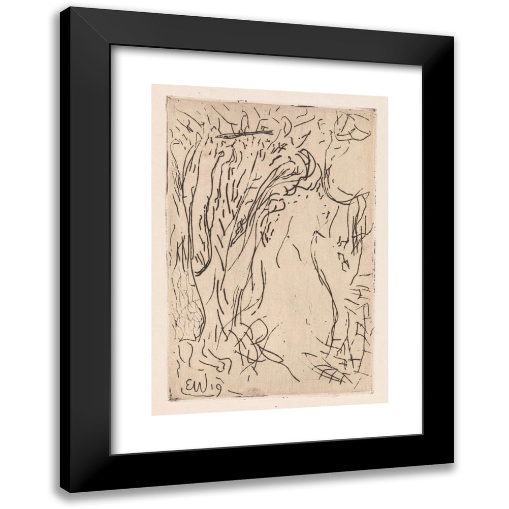 Erich Wichmann 14x18 Black Modern Framed Museum Art Print Titled ...