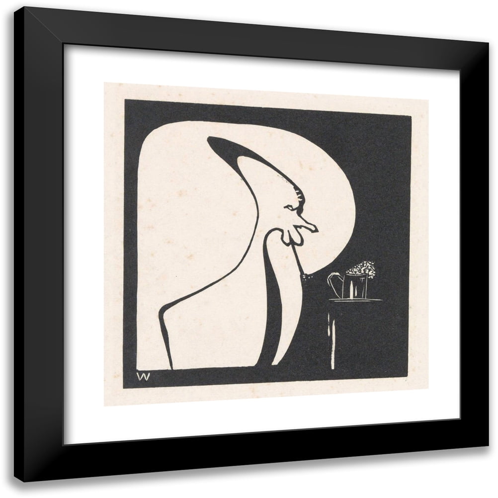 Erich Wichmann 15x15 Black Modern Framed Museum Art Print Titled ...