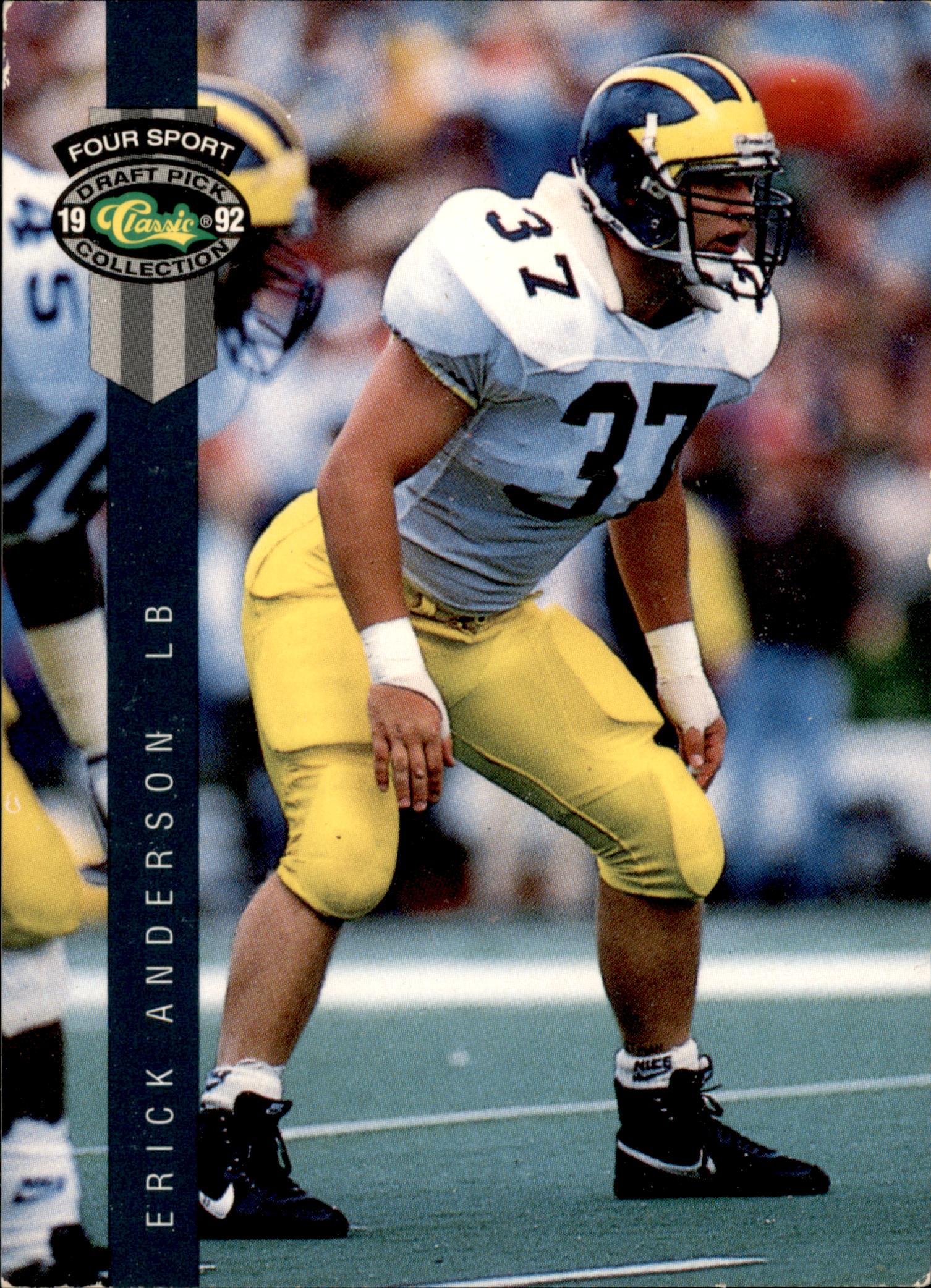 Erick Anderson #115 1992 Classic Four Sport - Walmart.com