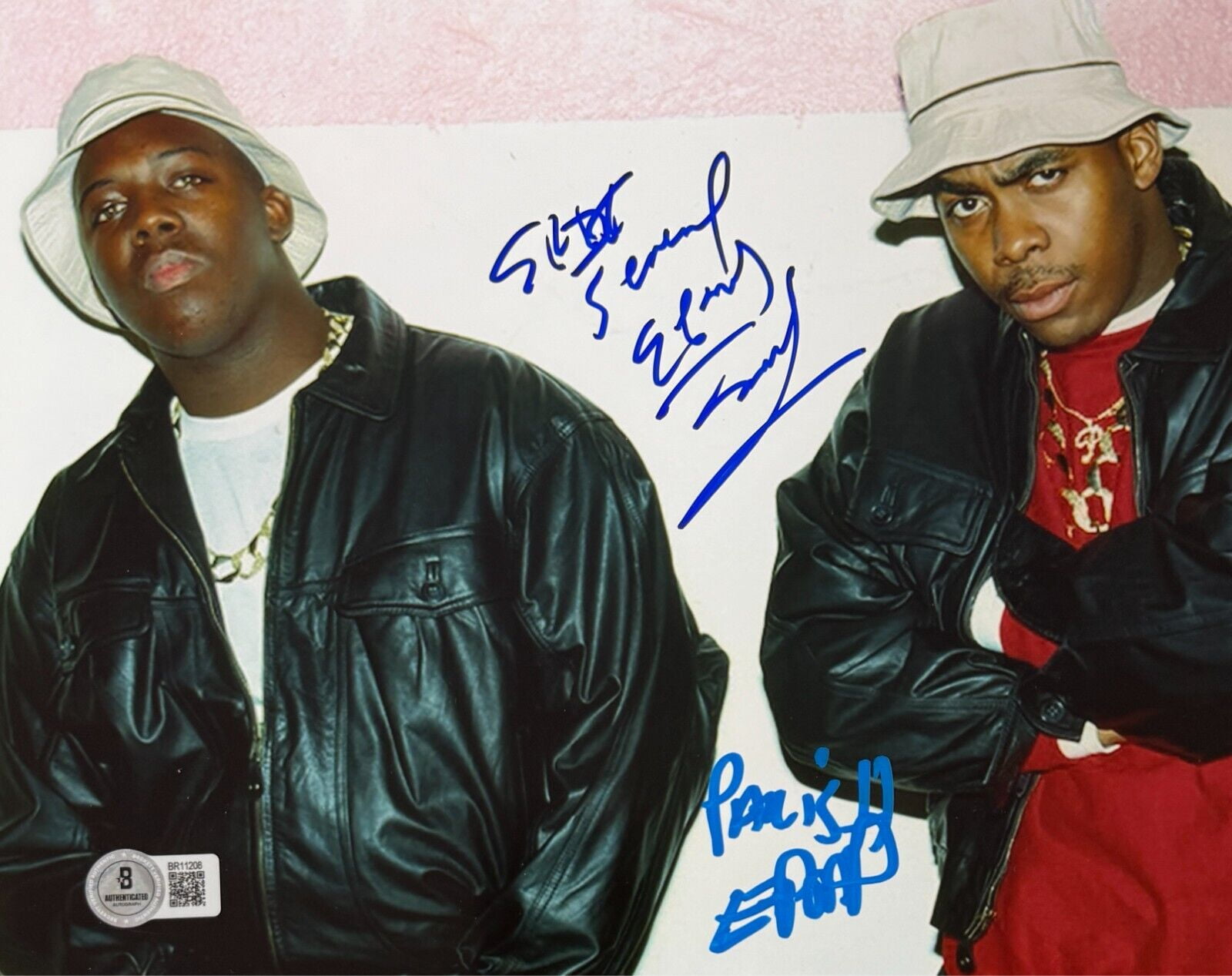 Erick Sermon & Parrish Smith Signed Autograph 8x10 Singer Beckett EPMD ...