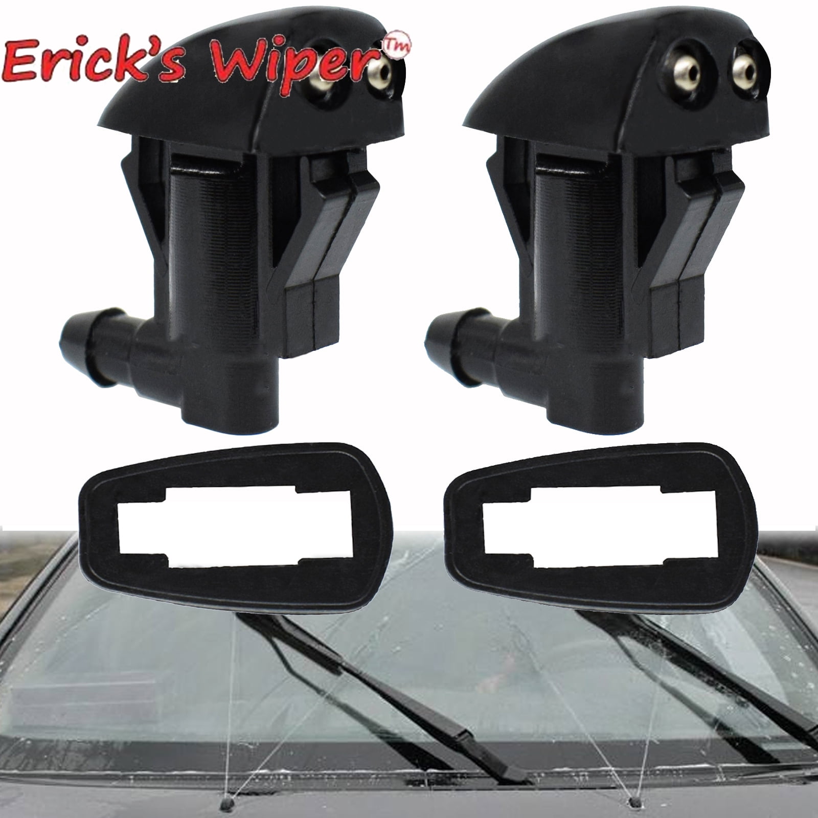Erick's Wiper 2Pcs/lot Front Windshield Wiper Washer Jet Nozzle For ...