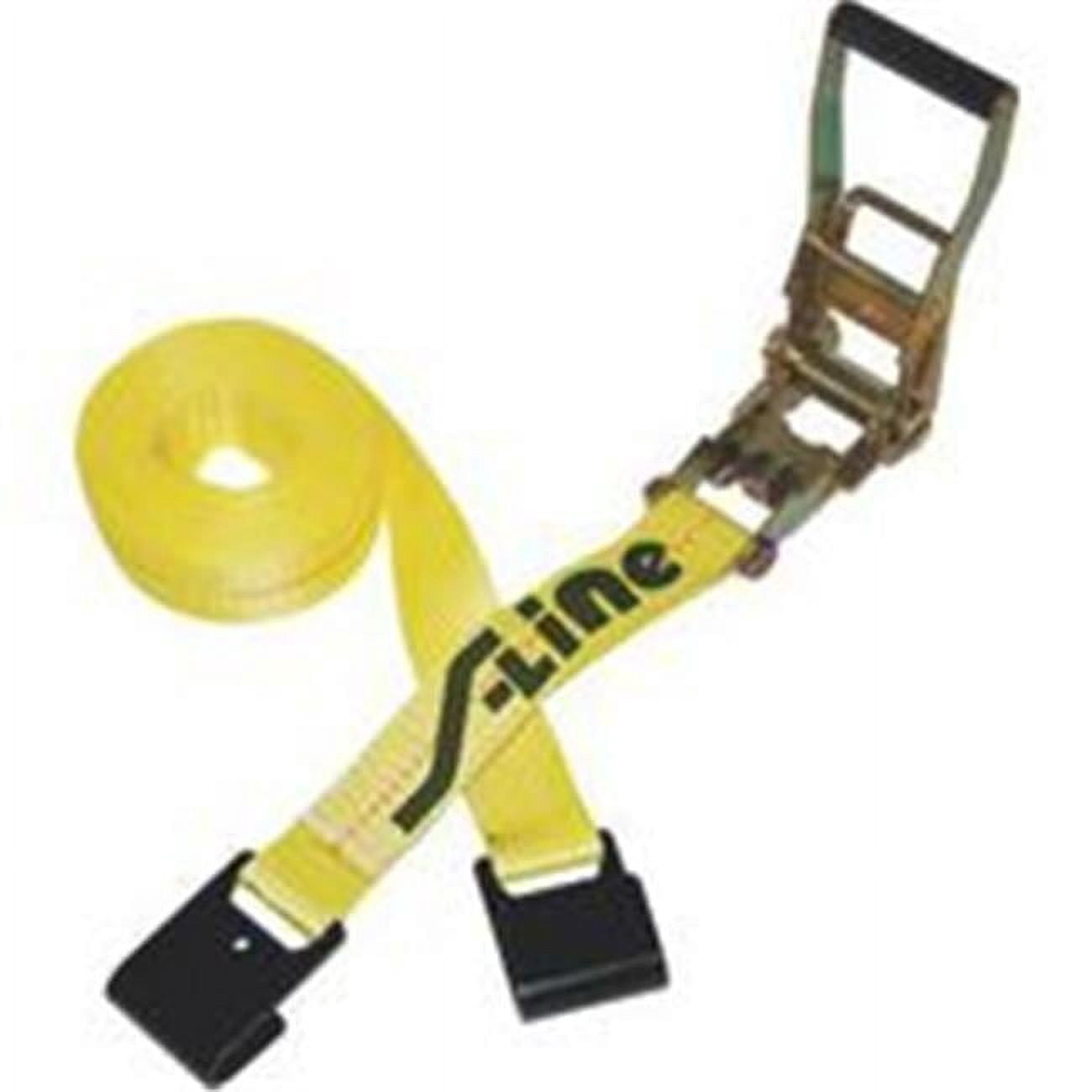 Erickson Mfg Erickson Cargo Ratchet Strap Yellow 2iinx27ft with Flat ...