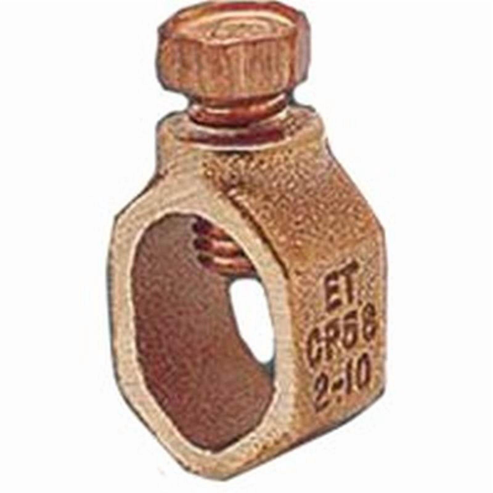 Erico CP58 Grounding Clamp, 1/2"-5/8", Bronze - Walmart.com