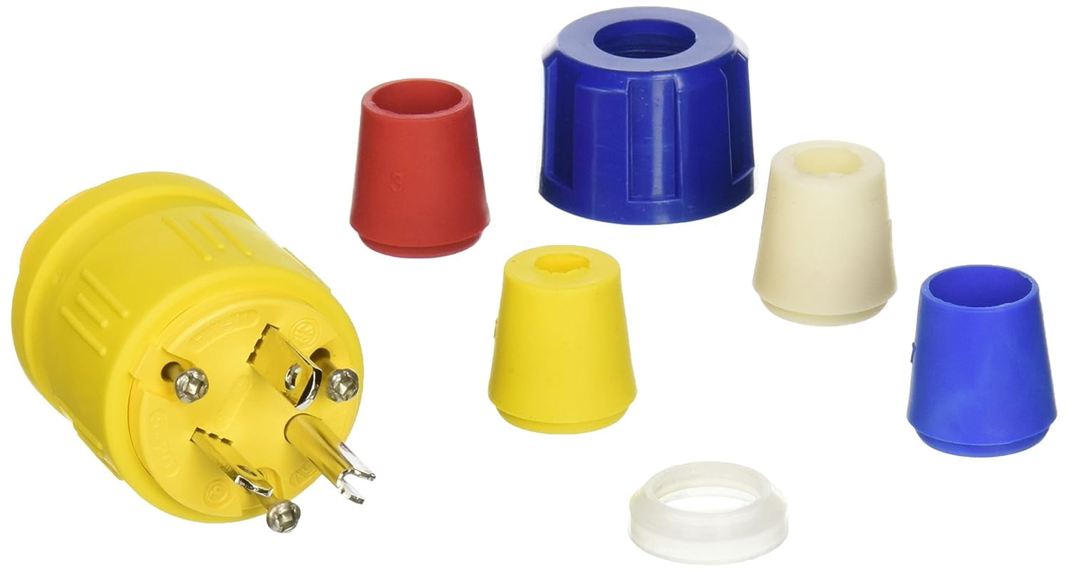 Ericson 1512-PG Plug, Perma-Grip, NEMA 5-20, 2 Pole/3 Wire Straight ...