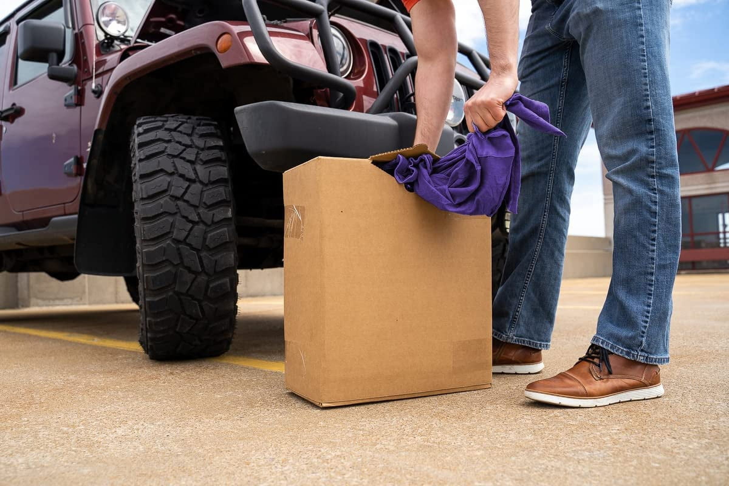 Erie Cotton Recycled Colored Knit T-Shirt Rags 25 lb. Box (25) - Walmart.com