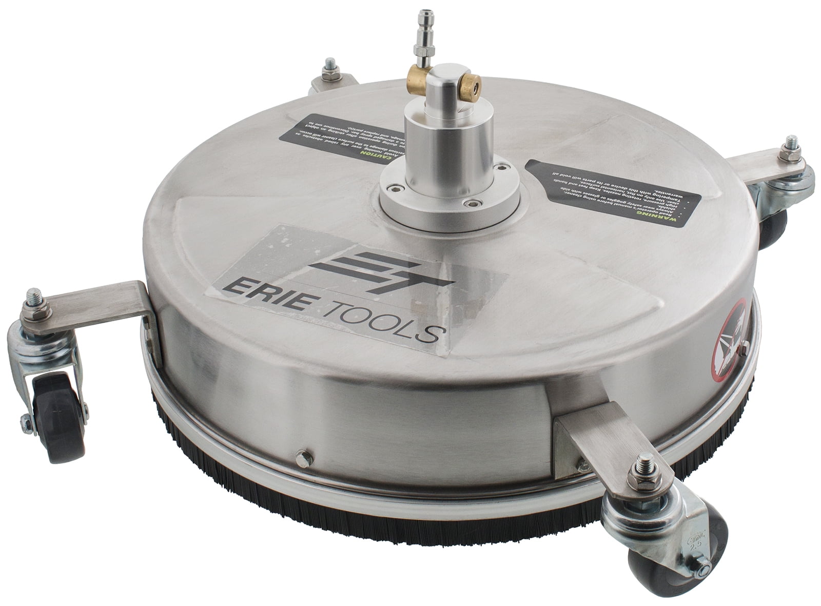Erie Tools 18" Stainless Steel Pressure Washer Surface Cleaner Wheels ...