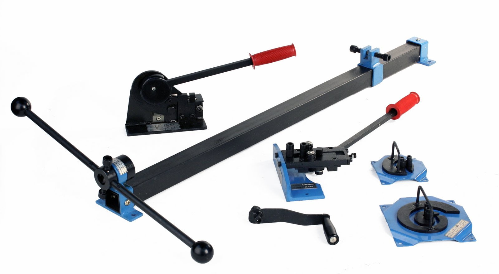 Erie Tools 4pc. Steel Metal Fabrication Shear Curve Bending Punch Rivet ...