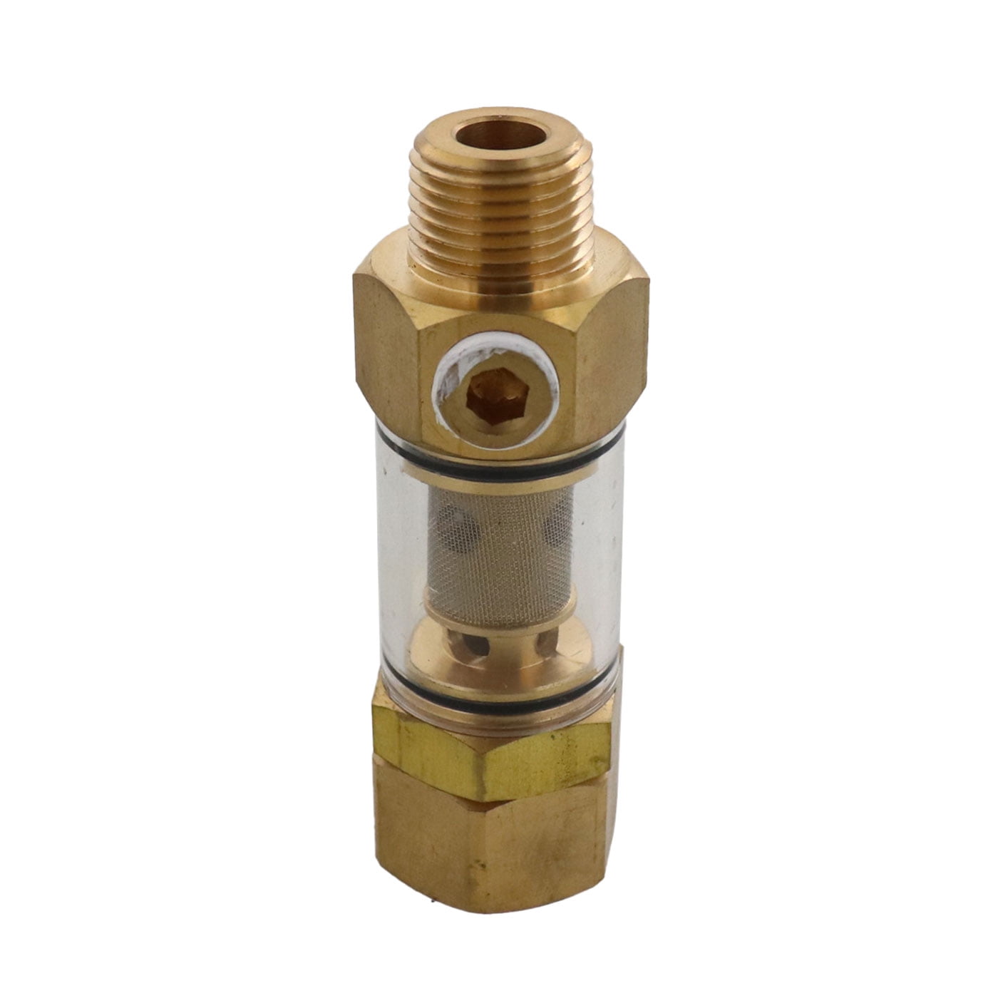 Erie Tools Clear Inlet Water Filter Pressure Washer 1/2" NPT x 3/4 ...