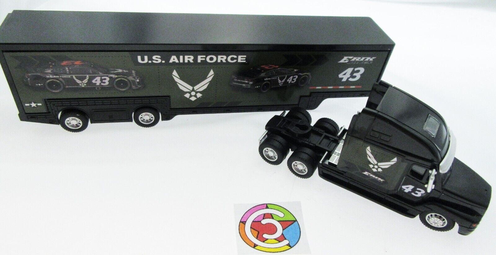 Lionel Erik Jones U.S. Air Force Diecast NASCAR Semi Truck 1:64 Scale ...