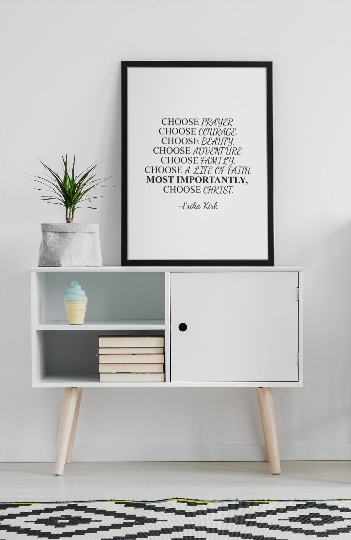 Erika Kirk Saying Choose Prayer Courage Beauty Adventure Family Christ ...