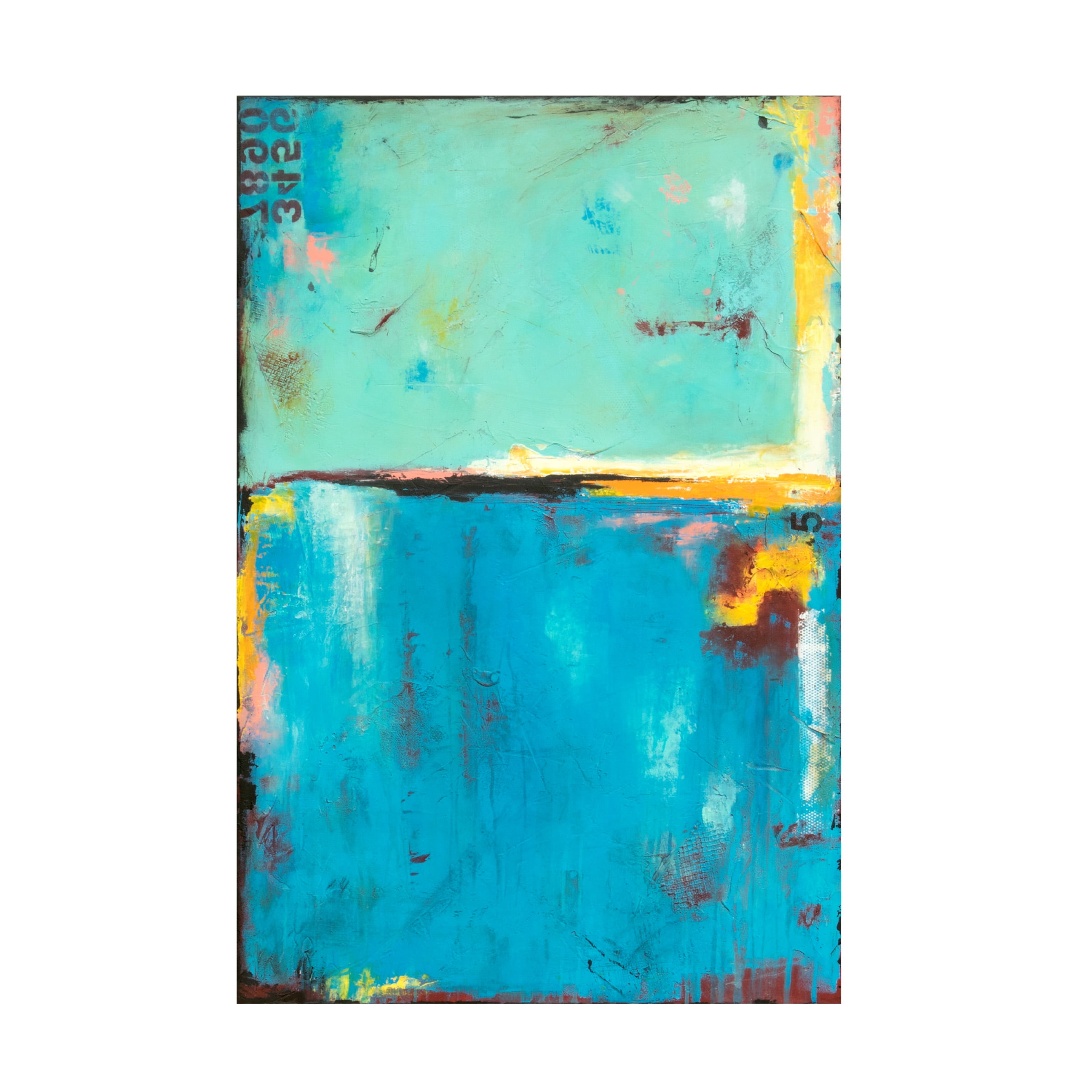 Erin Ashley 'Matchbox Blue 55' Canvas Art - Walmart.com