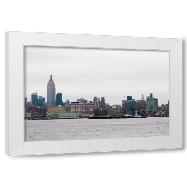 Erin Berzel 14x11 White Modern Wood Framed Wall Art Titled - NYC and ...