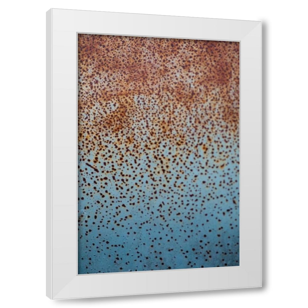 Erin Berzel 23x32 White Modern Wood Framed Wall Art Titled - Rust on ...