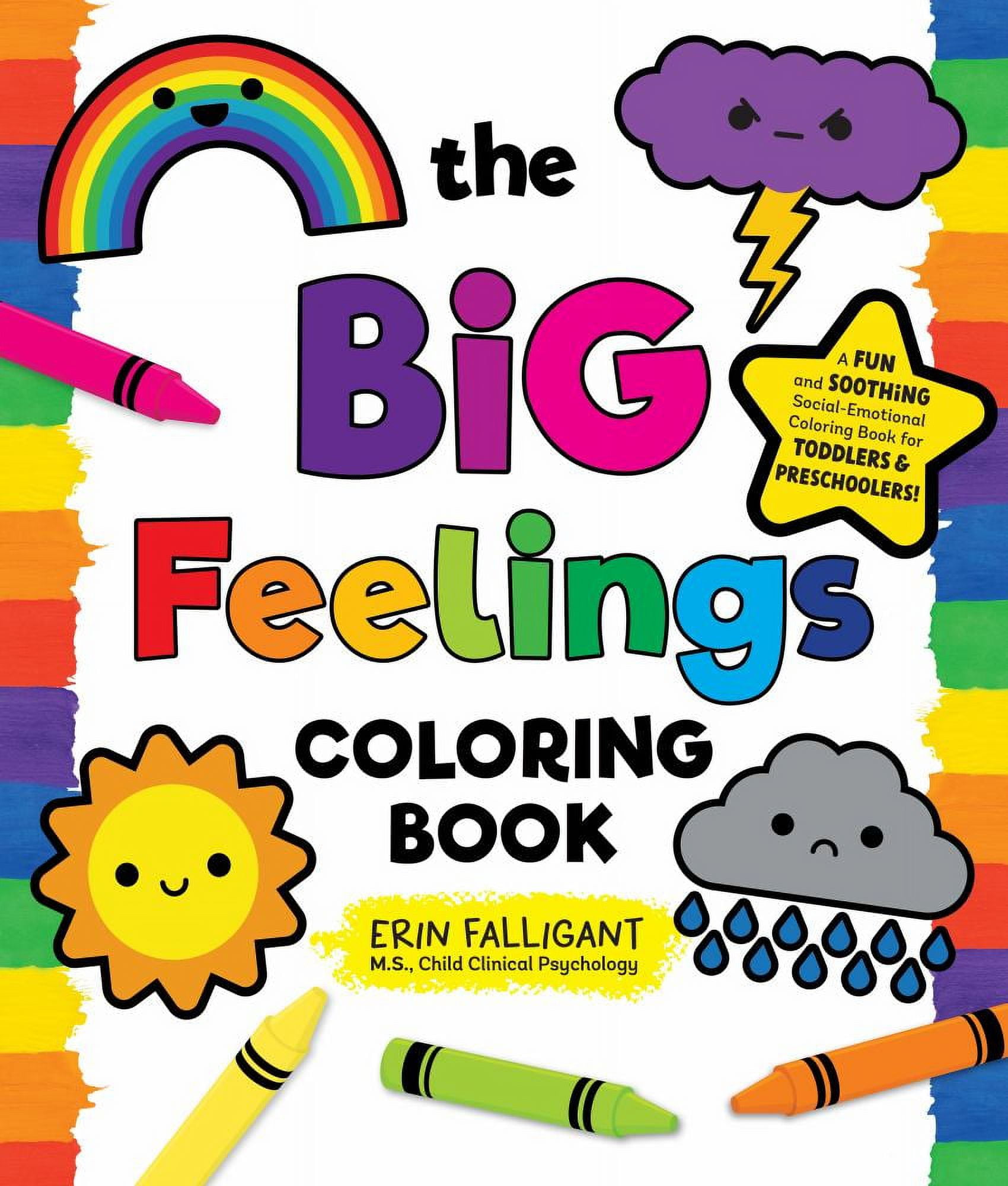 Erin Falligant: The Big Feelings Coloring Book, 96 pages (Paperback ...