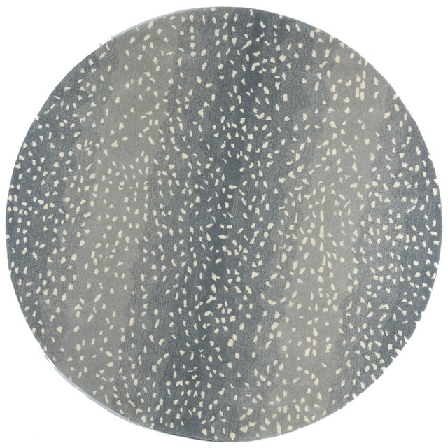 Erin Gates by Momeni Woodland Antelope Blue Hand Tufted Wool Area Rug 6 ...