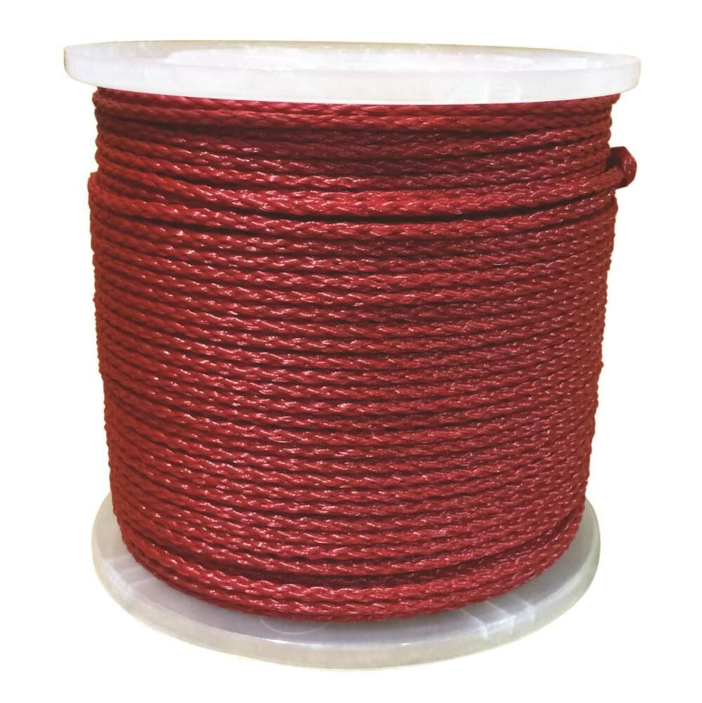 Erin Rope 3/8 X 600 Ft Twisted Red Polypropylene Rope - Walmart.com