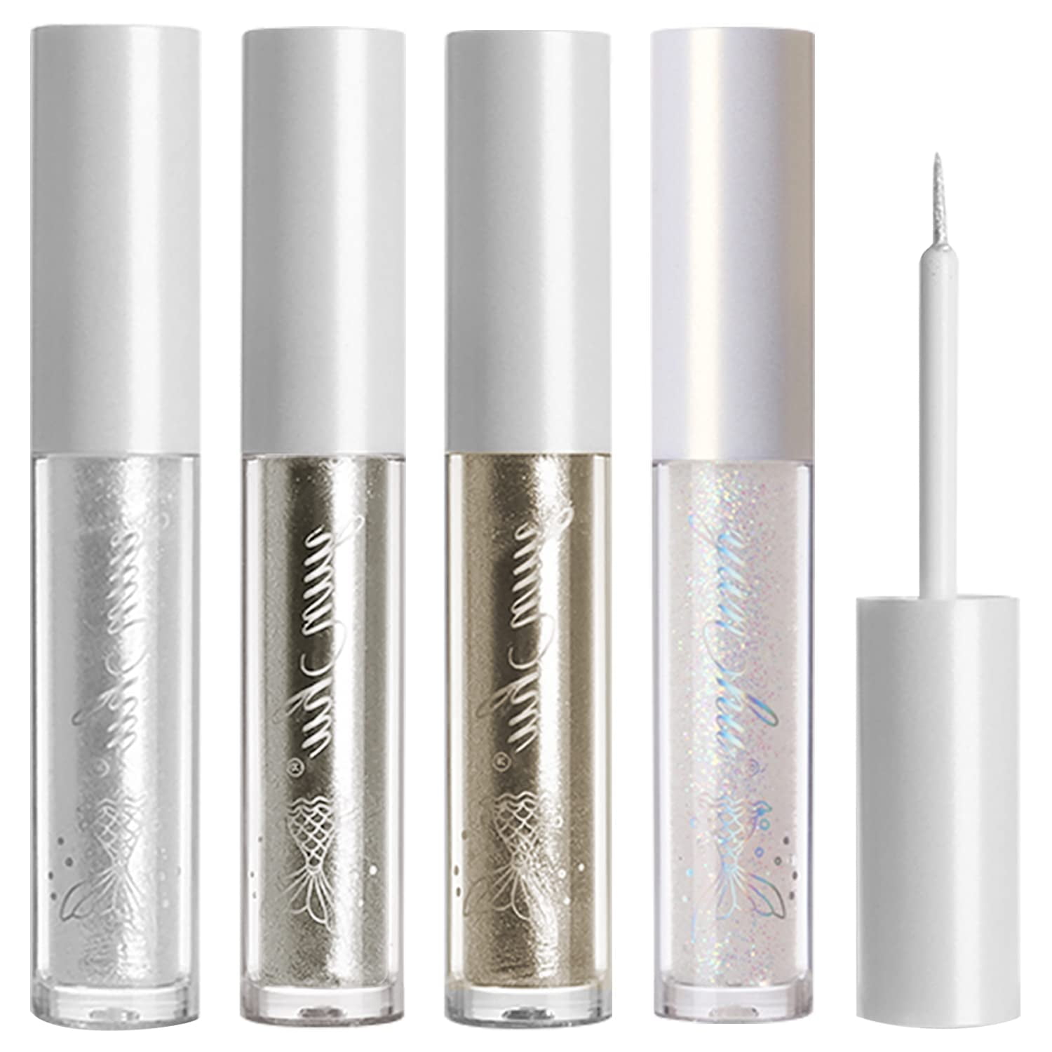 Erinde 4PCS Liquid Glitter Eyeliner EyeShadow Makeup, Tear Drop ...