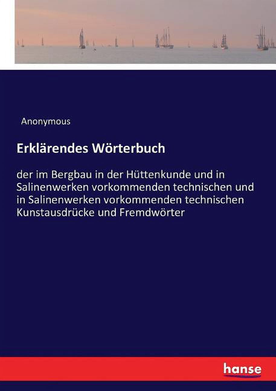 Erkl?rendes W?rterbuch - Walmart.com