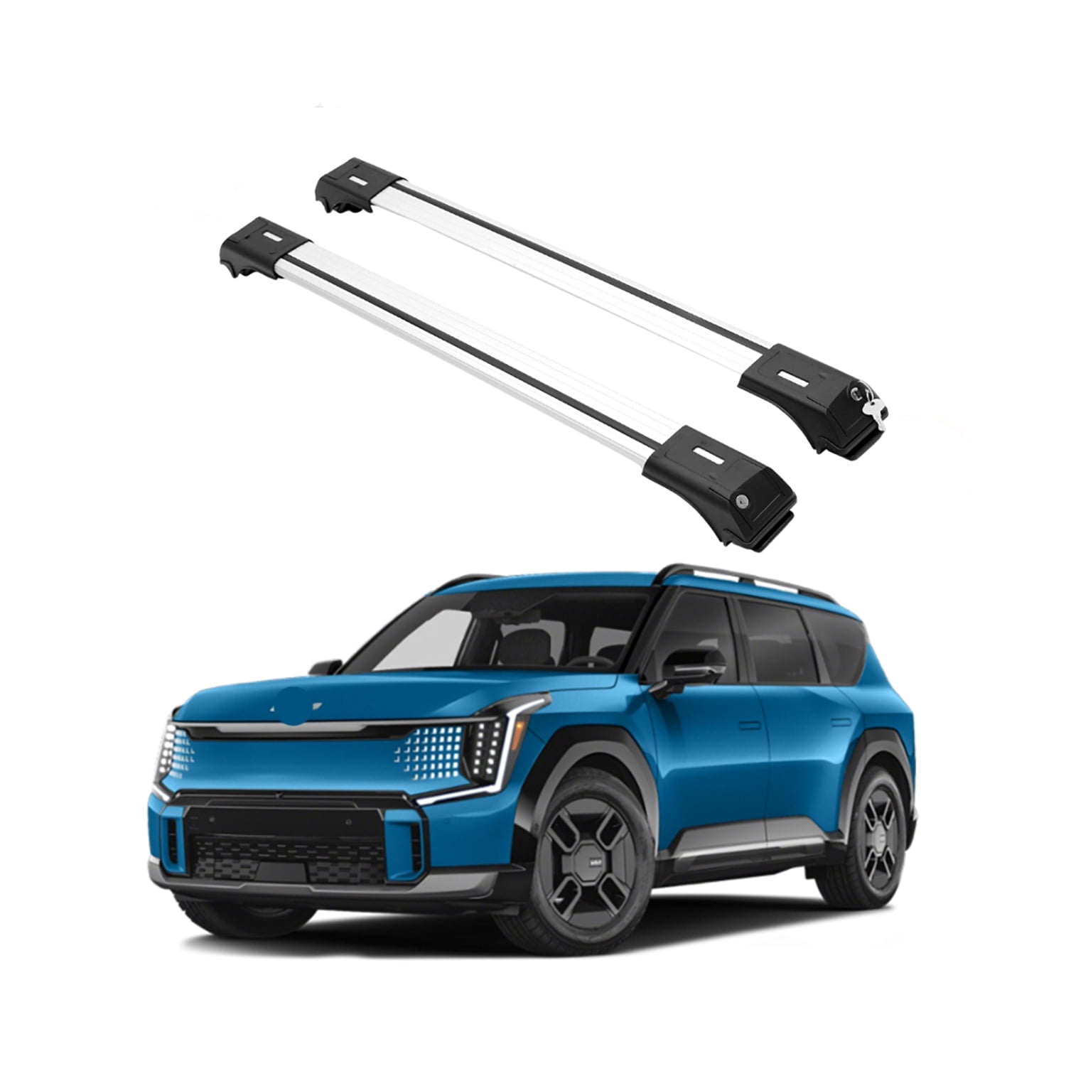 Erkul 220lbs Roof Rack Cross Bars for Kia EV9 2024-2025 GT-Line ...