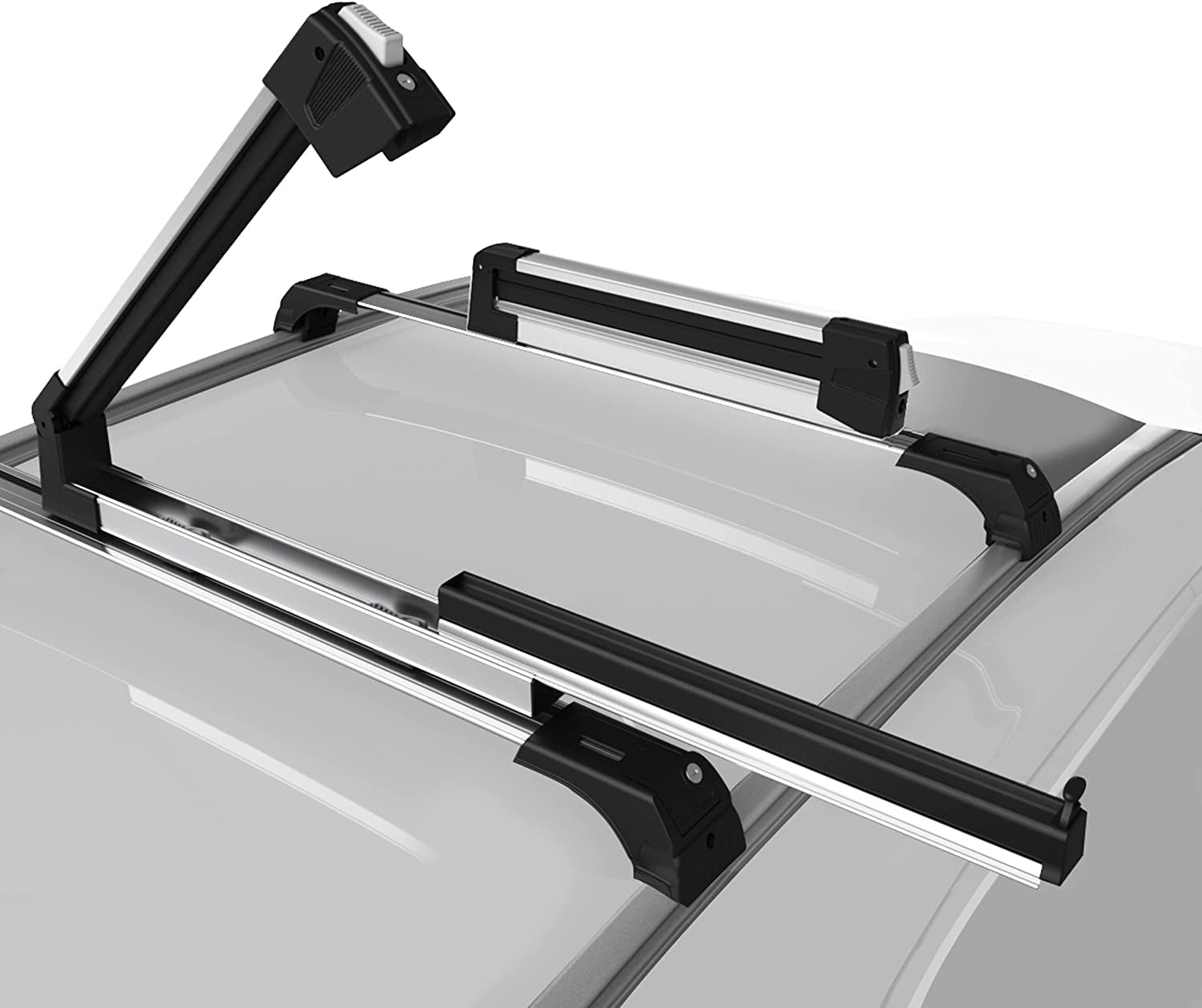 Erkul 35" Ski Rack for Car Roof - Universal Ski & Snowboard Car Racks ...