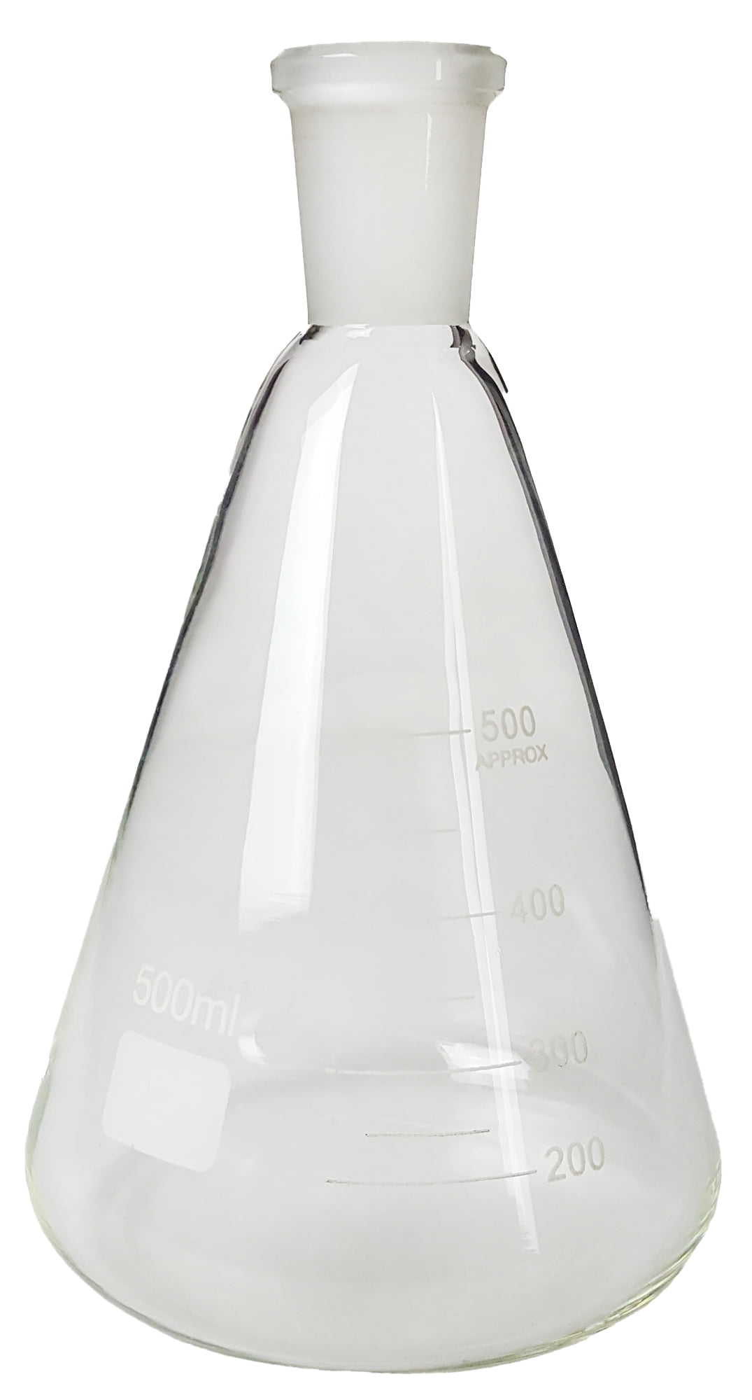 Erlenmeyer Flask, 24/40 Ground Glass Joint, 500ml - Walmart.com