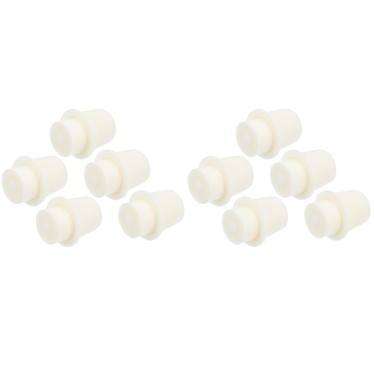 Erlenmeyer Flask Stopper Test Tube Plugs Conical Glass Silica Gel Wine ...