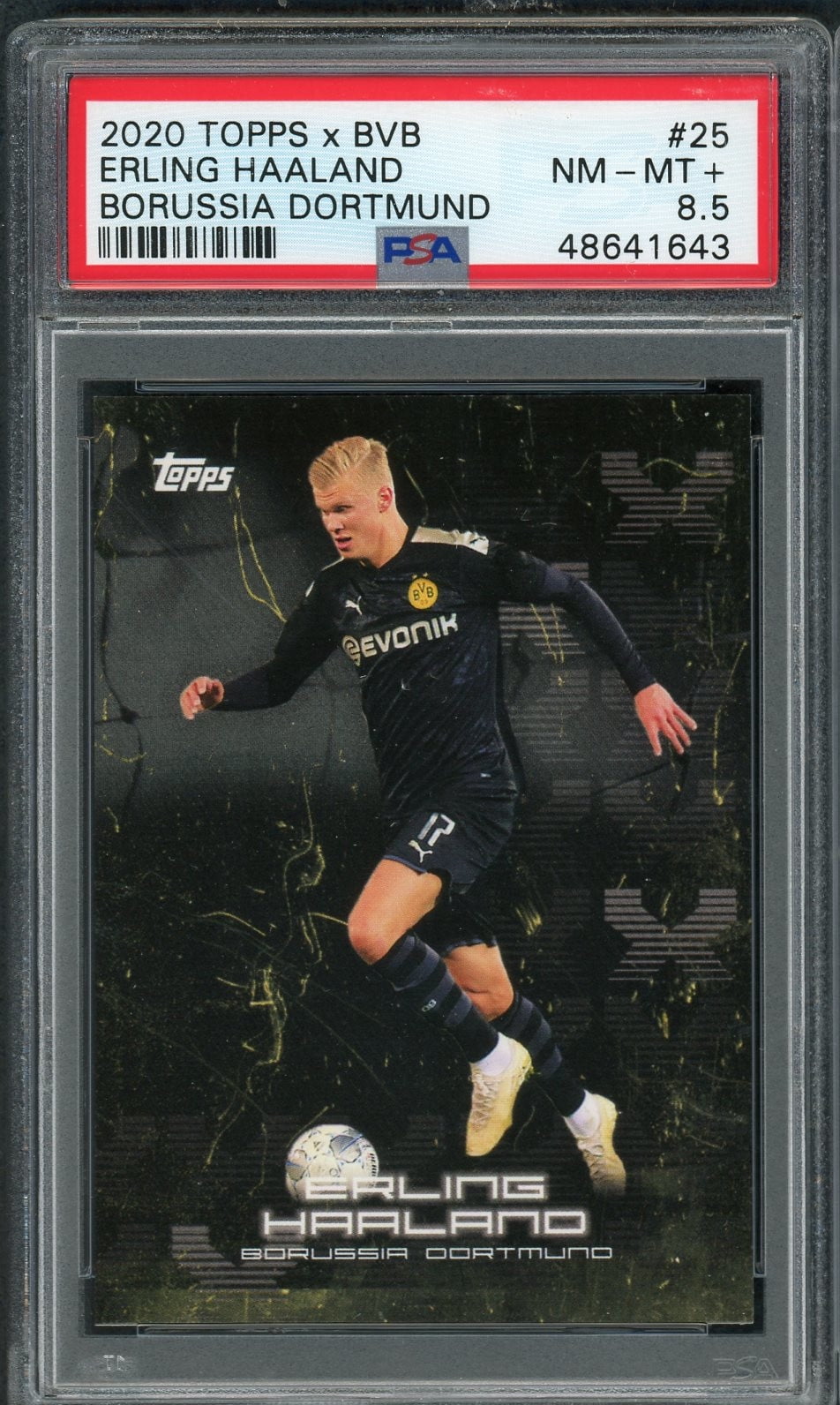 Erling Haaland Borussia Dortmund 2020 Topps x BVB Soccer Rookie Card RC ...