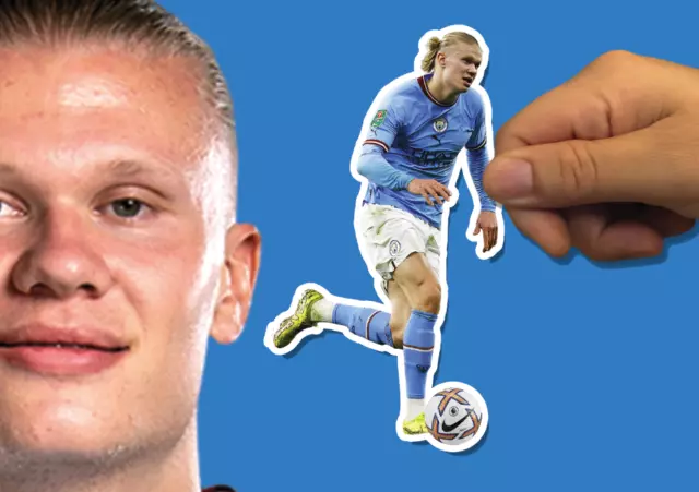 Erling Haaland Sticker Man City Car Truck Window Phone Decal Water ...