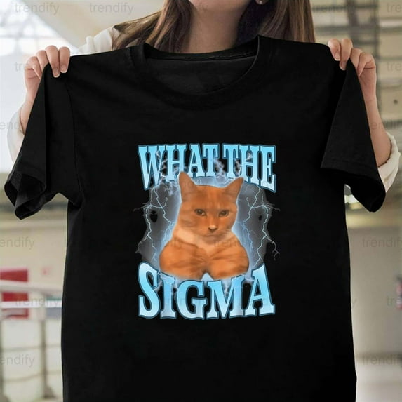 Erm, What The Sigma A Funny Cat Ironic Brainrot Y2K Internet Meme ...
