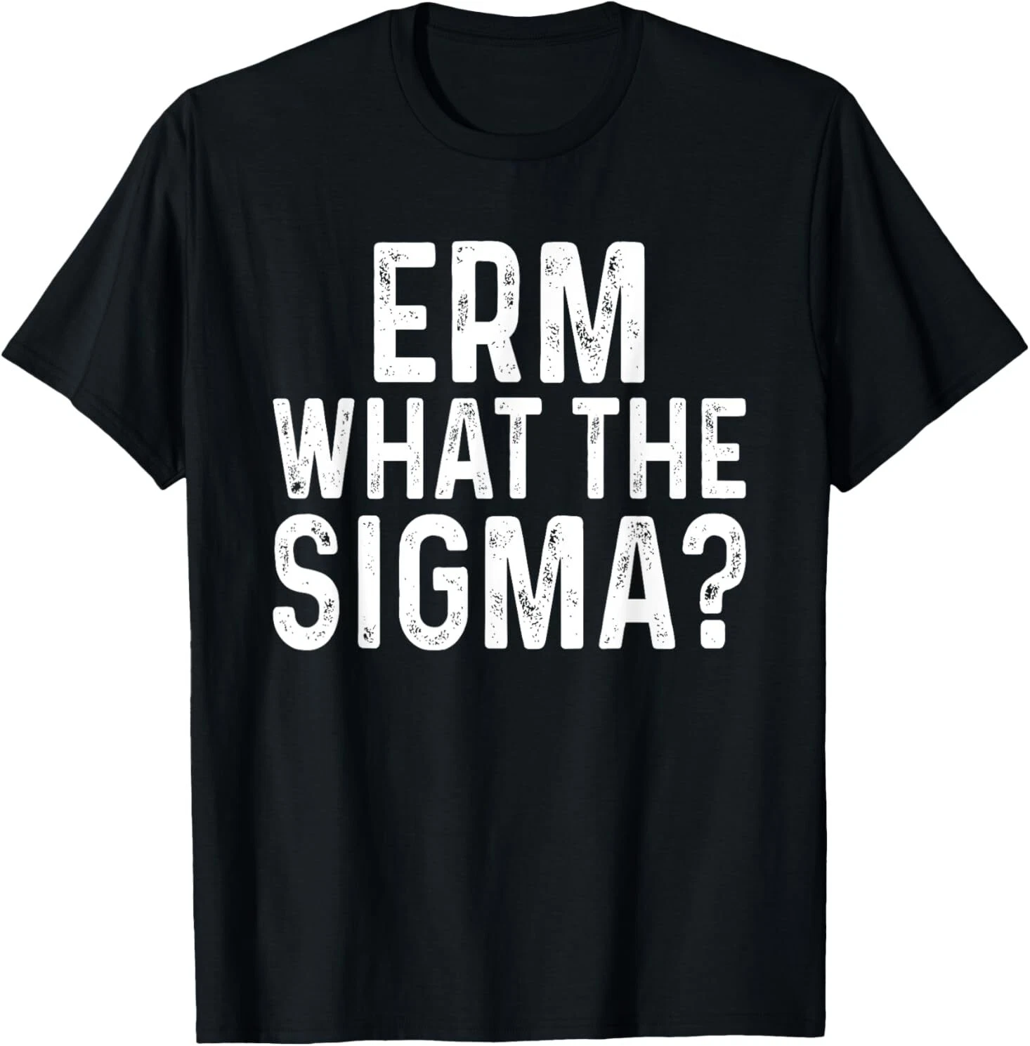 Erm What The Sigma Funny Meme Brainrot Nerd Humor T-Shirt - Walmart.com