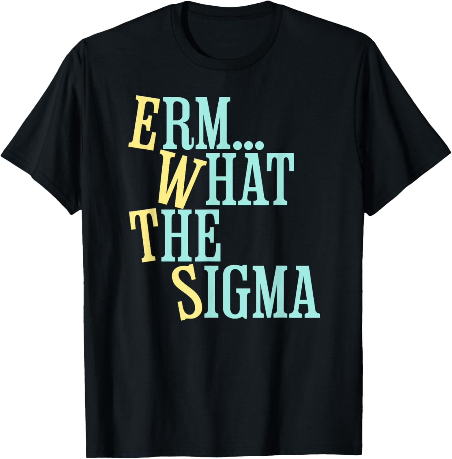 Erm What The Sigma Meme Funny Teen Gen Z Alpha T-Shirt - Walmart.com